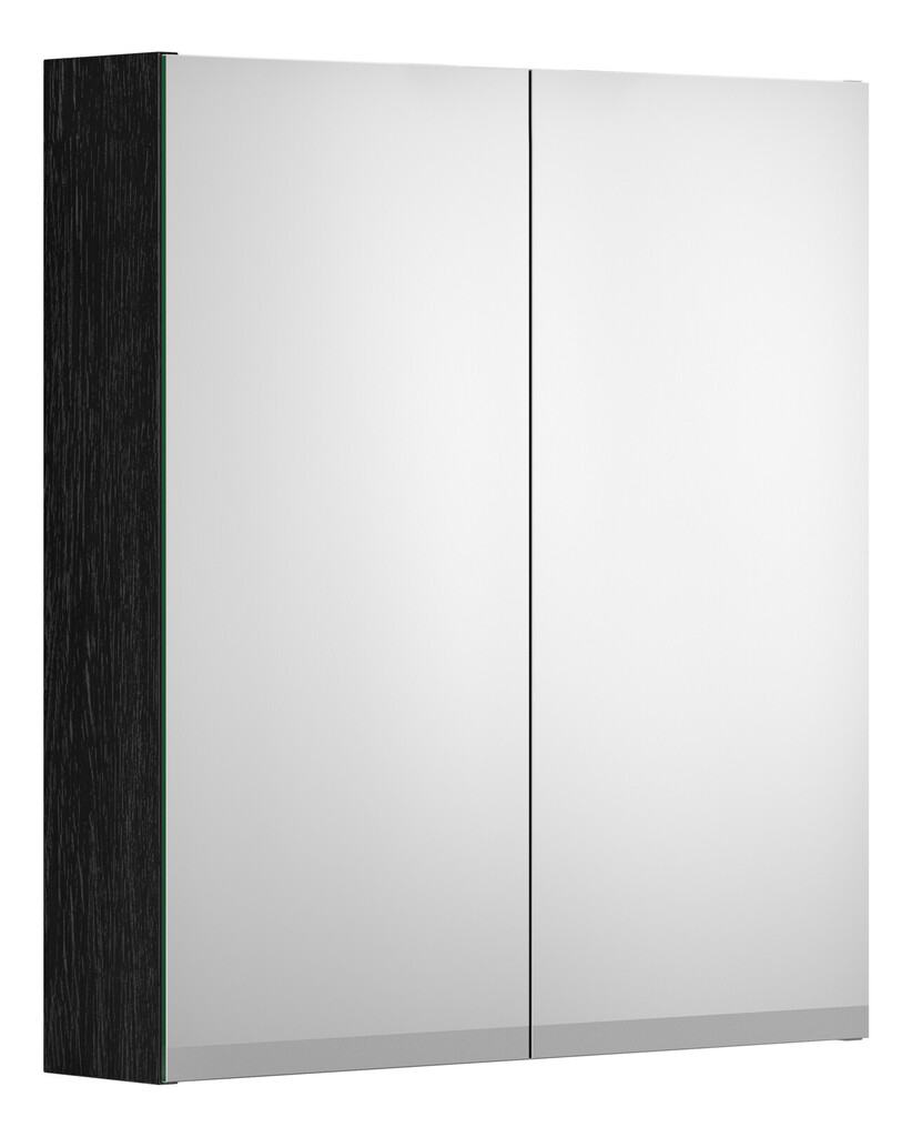 Speilskap Artic Base - 60 cm Svart Ask finer, 60 cm - Gustavsberg