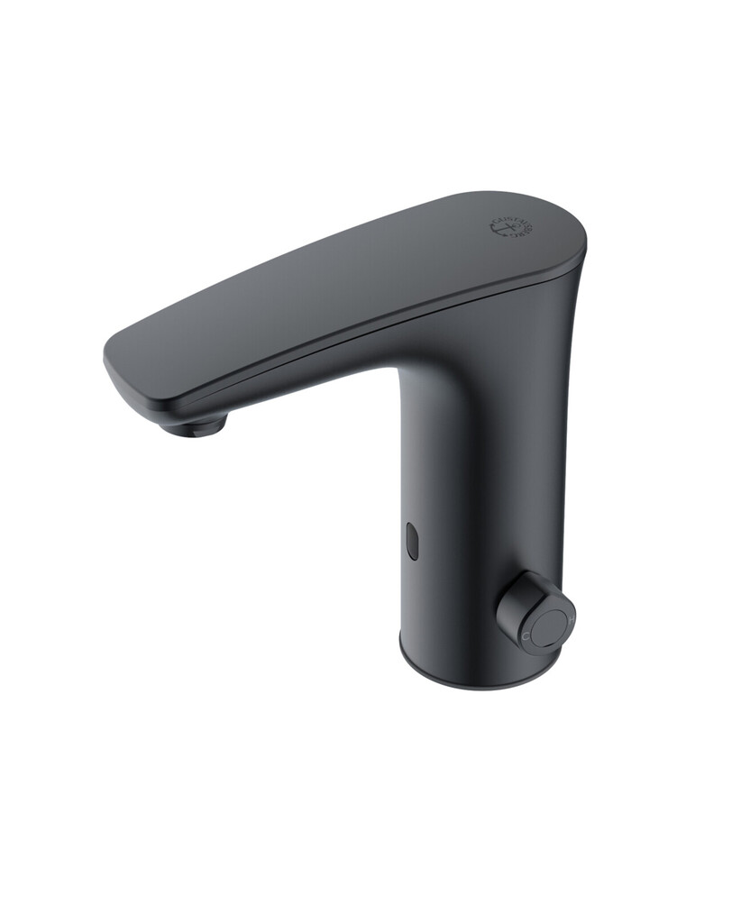 Washbasin mixer Sensoric 1.0 Matt black, lead-free, sensor mixer ...