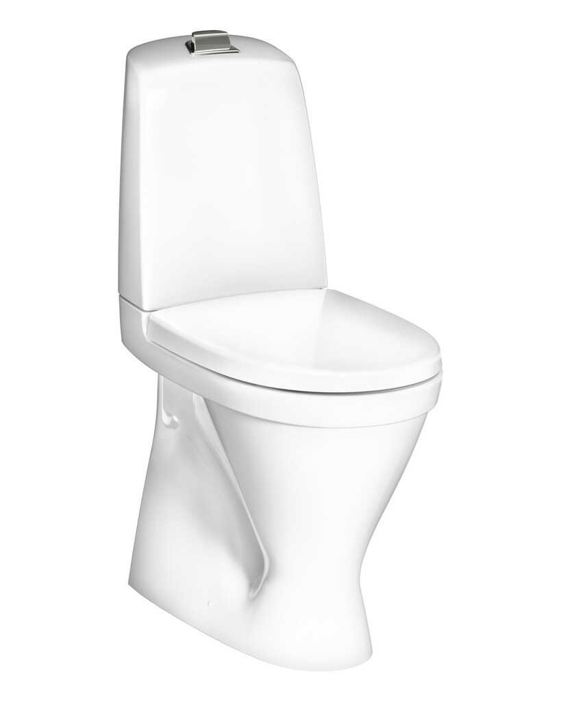 Toilet Nautic 1546 - S-trap, high model, Hygienic Flush With hard seat ...