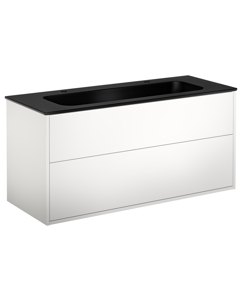 Valamukapp Artic – 120 cm White koos matt musta valamuga - Gustavsberg
