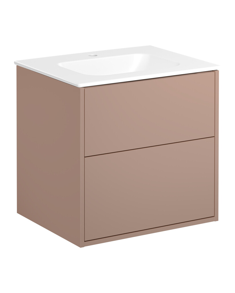 Valamukapp Artic – 60 cm Peach koos matt valge valamuga - Gustavsberg