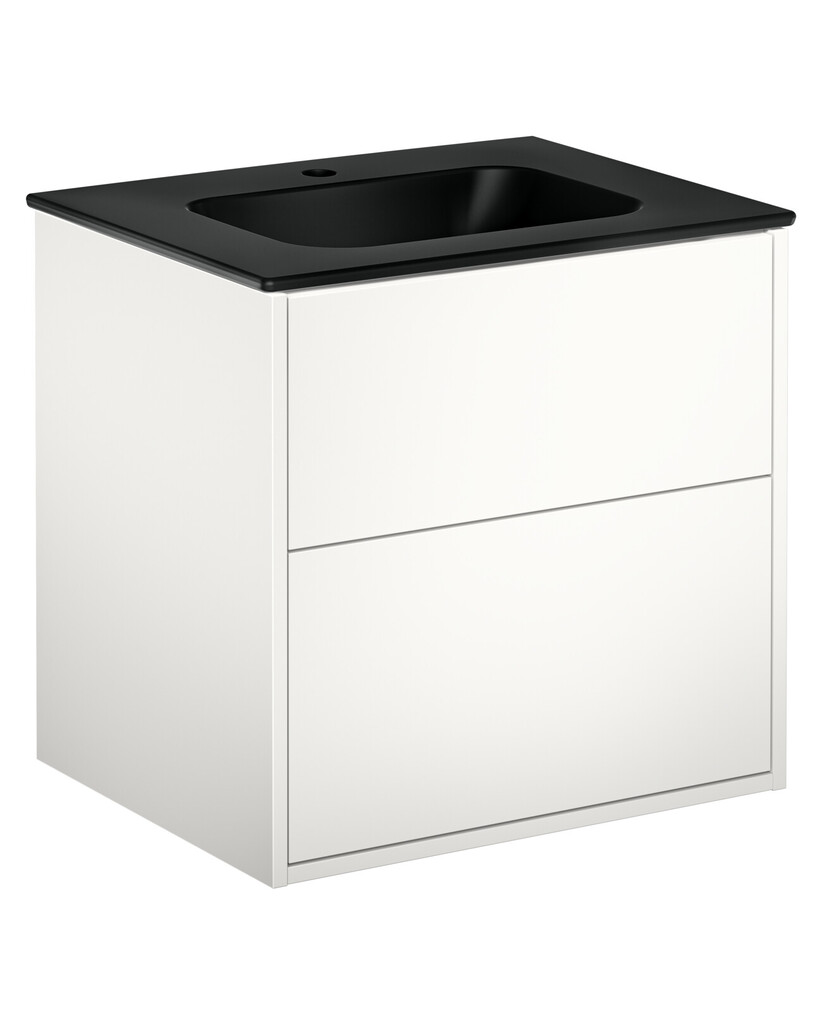 Valamukapp Artic – 60 cm White koos matt musta valamuga - Gustavsberg