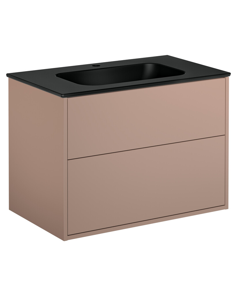 Valamukapp Artic – 80 cm Peach koos matt musta valamuga - Gustavsberg